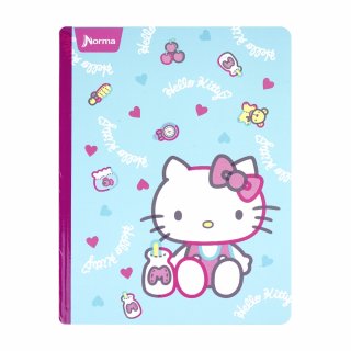 Libreta Cosida Hello Kitty 100 Hojas Doble Linea - Pensando - Tienda Norma